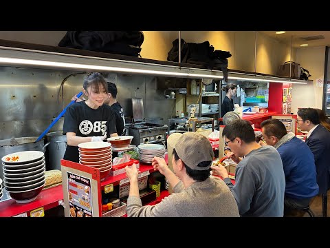 85-Year Legacy! Insanely Rich Soy Sauce Tonkotsu Ramen - Noodles trip in Japan