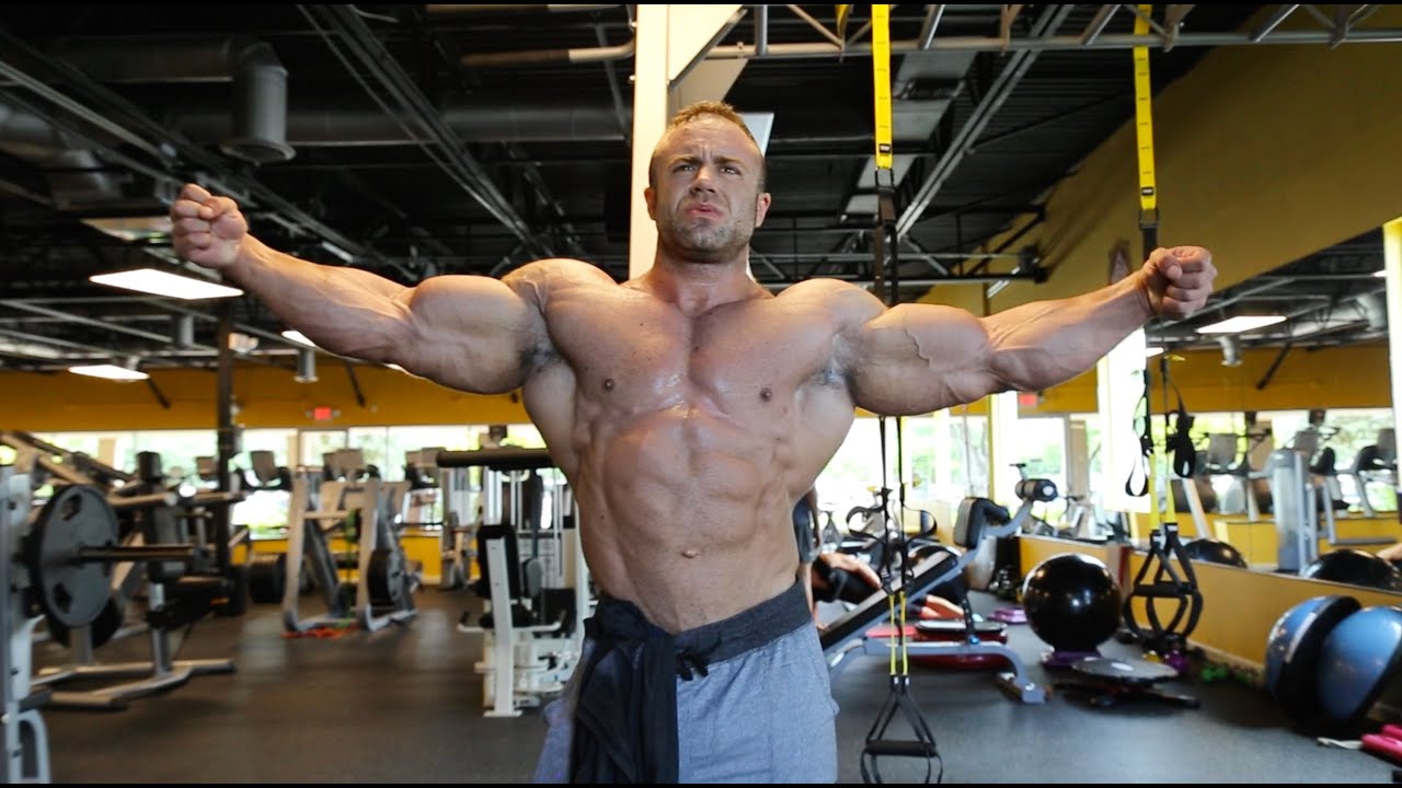 Aaron Clark Trains Arms 1 Week Before IFBB Texas Pro - YouTube