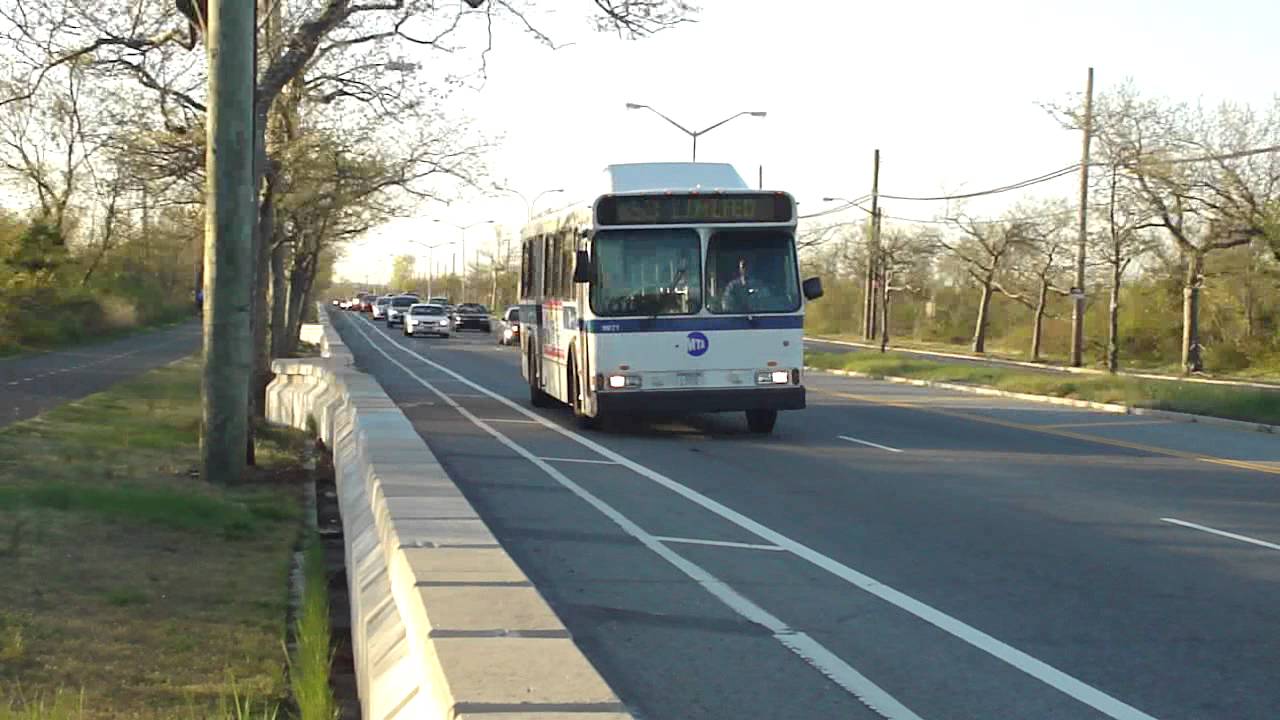 MTA Bus: 1999 OBI Orion V CNG Q53 Limited Bus #9871 at Jamaica Bay ...
