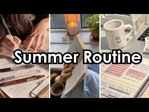 Best Time Table For Students | Summer Vacation Routine 2025 - YouTube
