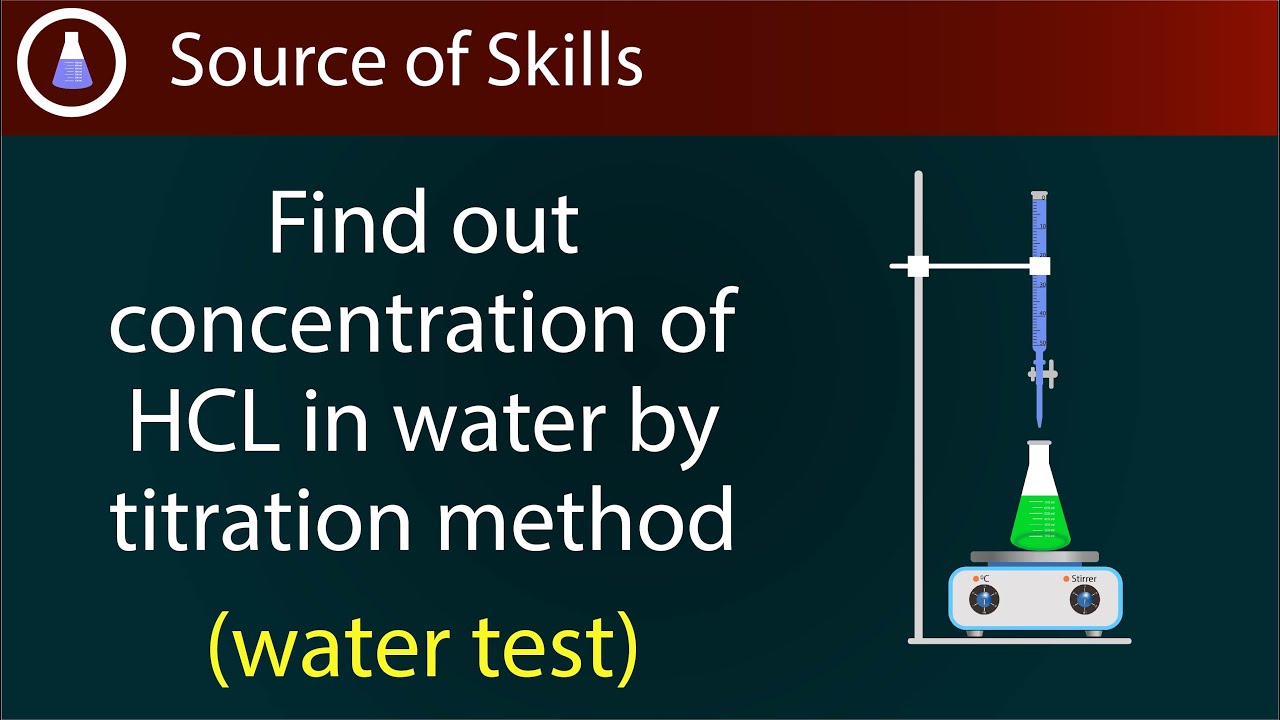 find out concentration of hcl in water by titration method | percent ...
