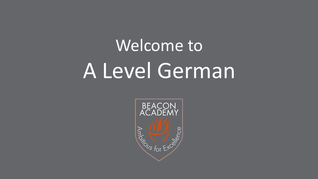 German at Beacon Academy Sixth Form - YouTube