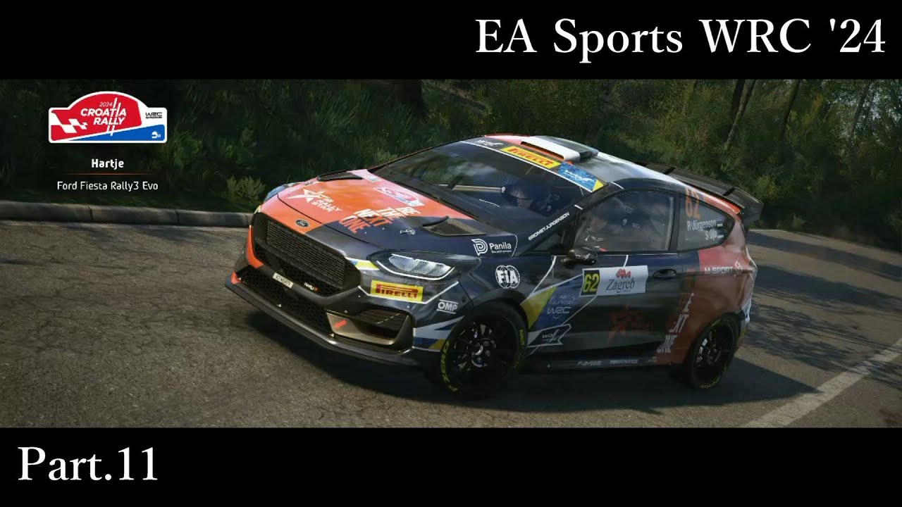 #11【EA Sports WRC '24】Ford Fiesta Rally3 Evo - #62 R. Jürgenson / S ...