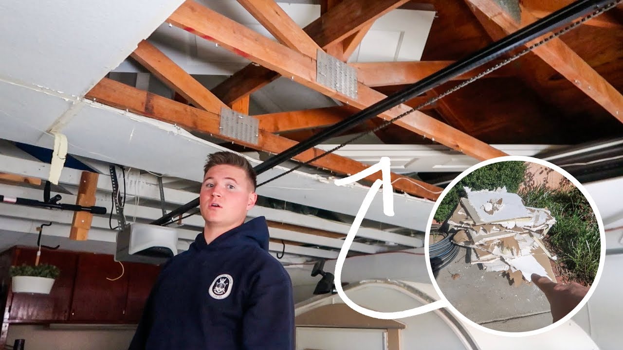 Our House Ceiling Collapsed! - YouTube