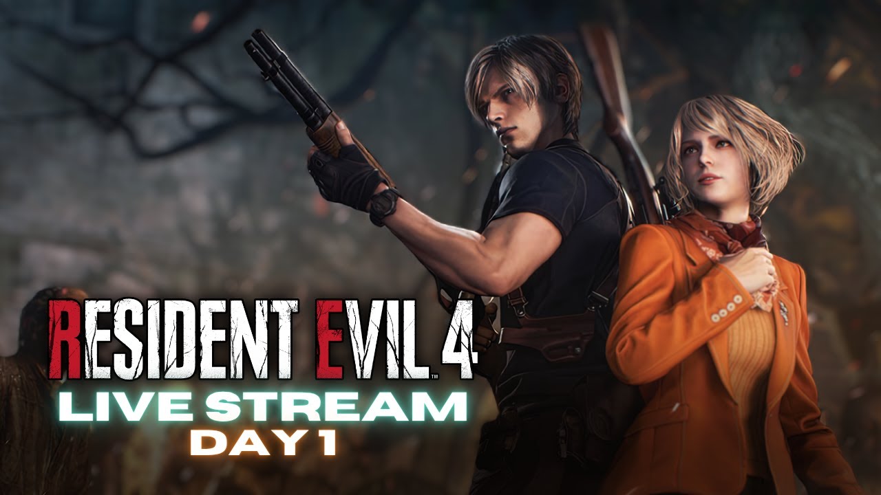 🔴LIVE - RESIDENT EVIL 4 - DAY 1 - YouTube