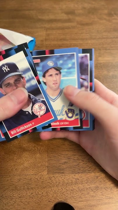 1988 Donruss Baseball Wax Pack #baseballcards #junkwax - Youtube