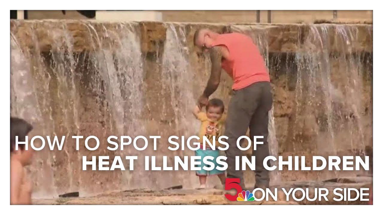 How to spot signs of heat illness in children - YouTube