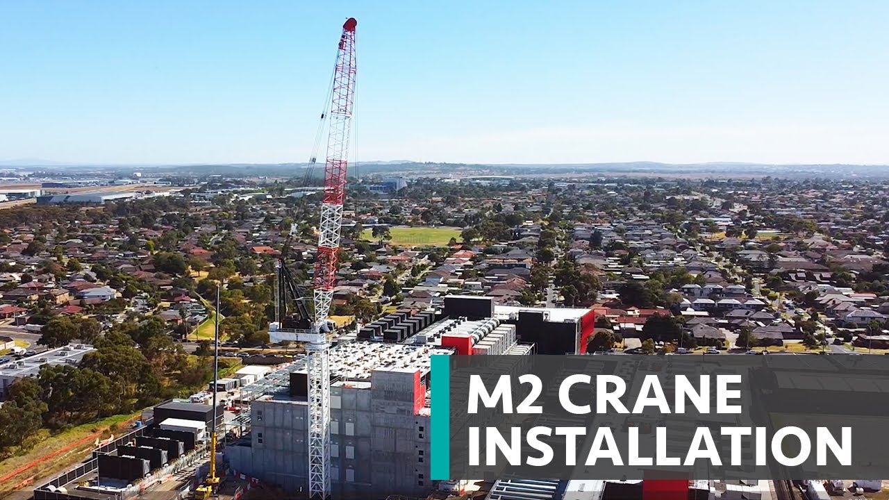 PROJECT UPDATE | NEXTDC M2 Crane Installation - YouTube