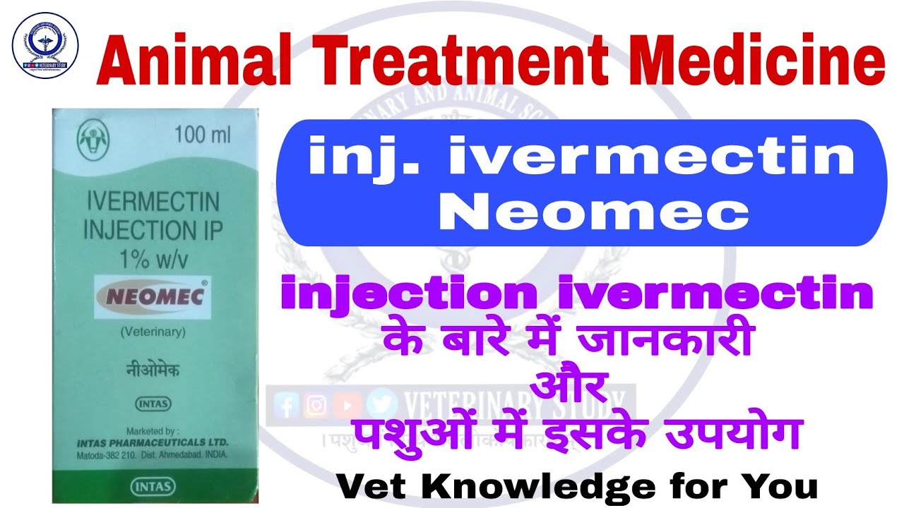 Inj.Ivermectin (Neomec), इसके बारे में जानकारी और पशुओं में इसको कब ...