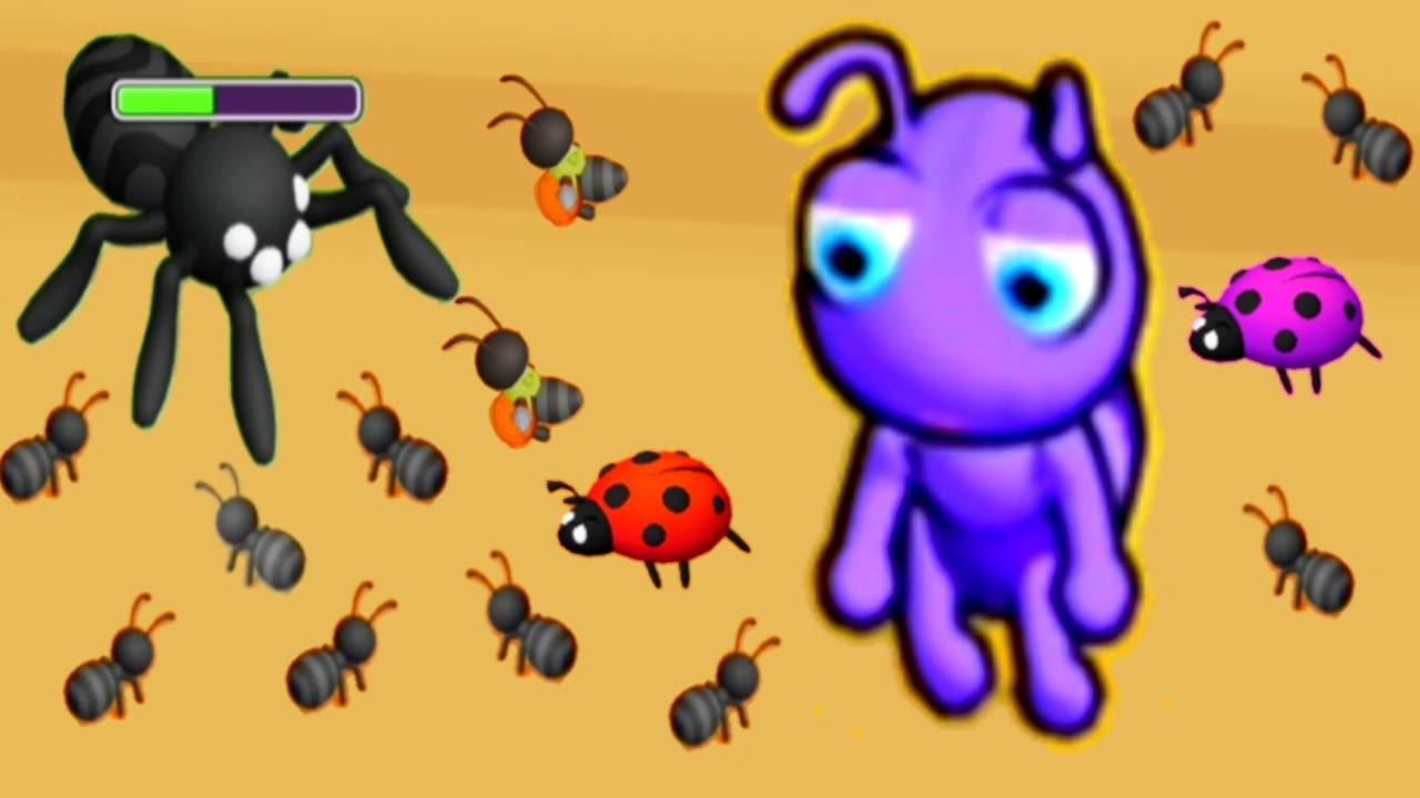 The ant underground kingdom gameplay//ant legion//ant fight with beatal ...