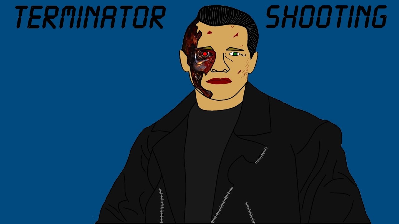 terminator shoot with weapon cartoon funny trailer 2016 - YouTube