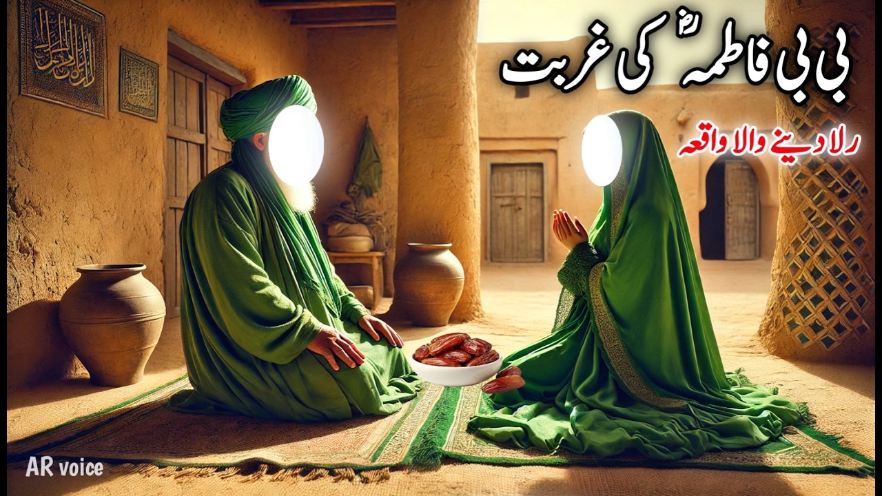 Bibi Fatima RA Aur Muhammad saw ka Sabar | Islamic waqiat| Imam hassan ...