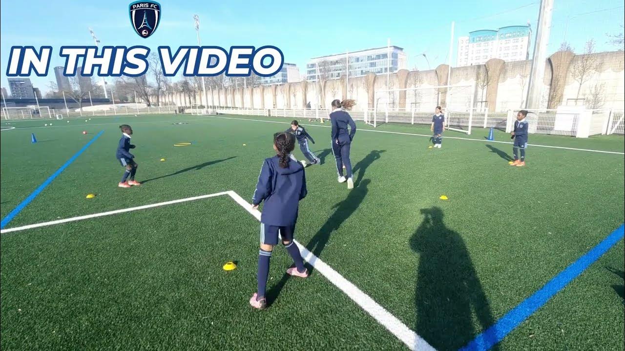 Paris FC U8 Girls Cognitive Warm-up - Échauffement cognitif U8F - YouTube