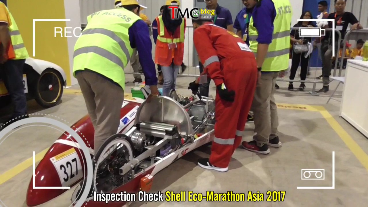 Technical inspection Shell Eco-Marathon Asia 2017 - YouTube