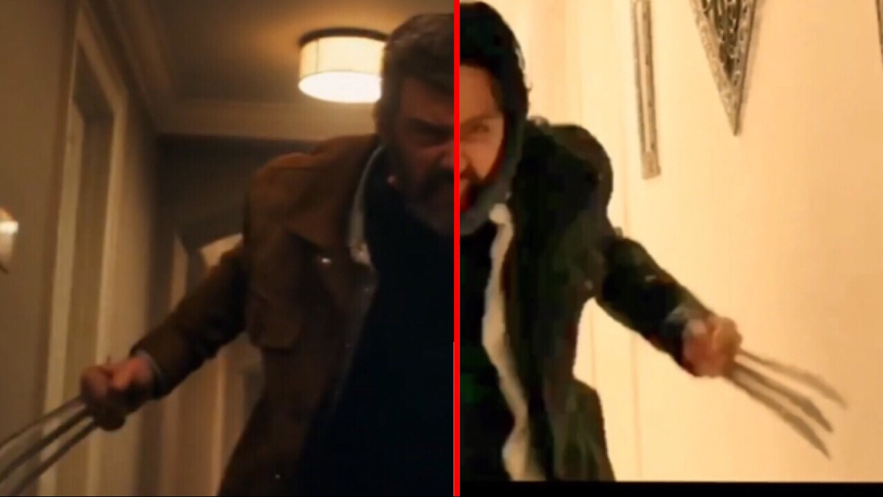 Logan TRAILER RE-CREATION Side by Side Comparison! - YouTube