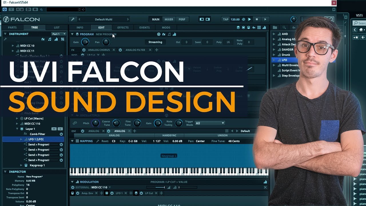 UVI Falcon Tutorial - Building Basic Synths - YouTube