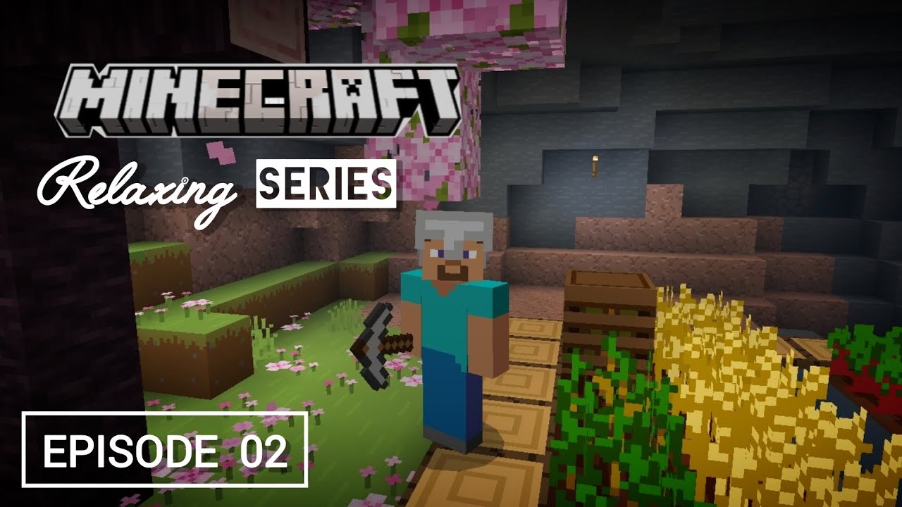 Minecraft relaxing series Episode 2 - Exploration & Resource gathering ...