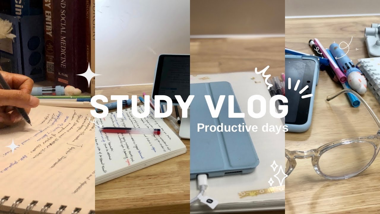 6am-Study Vlog |productive days|medical student | library sessions ...