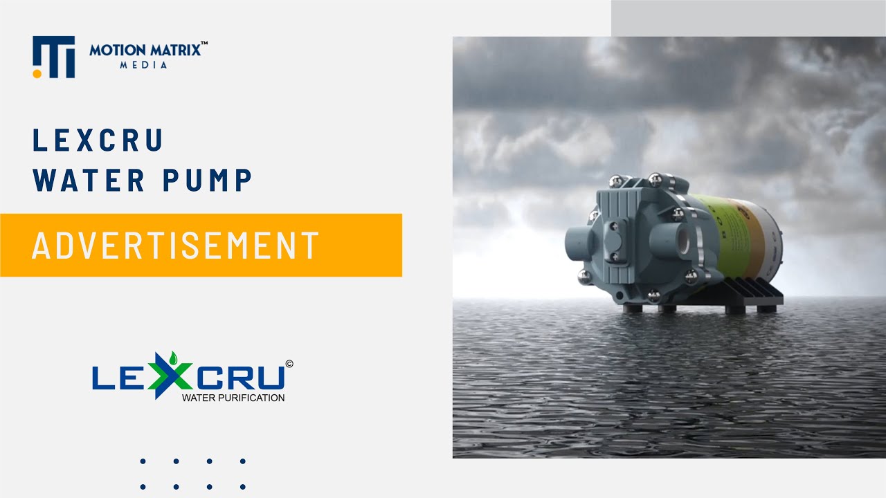 Lexcru Water Booster Pump | Advertisement | Motion Matrix Media - YouTube