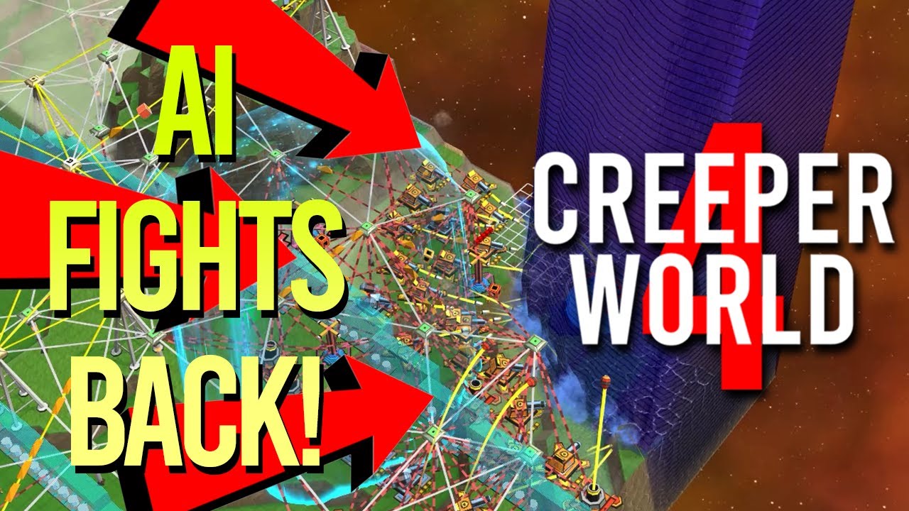 FIGHTING THE MOST AGGRESSIVE AI! - CREEPER WORLD 4 - YouTube