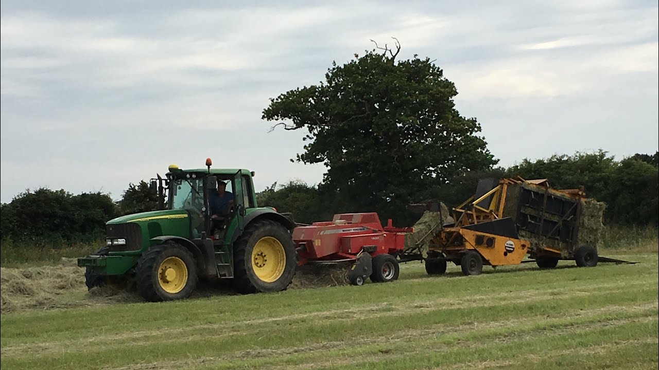 Hay 2019 with McConnell bale packer! - YouTube