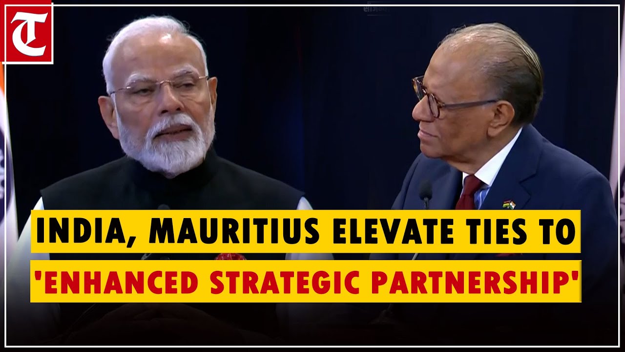 PM Modi, Mauritius PM Navinchandra Ramgoolam exchange MoUs in Mauritius ...