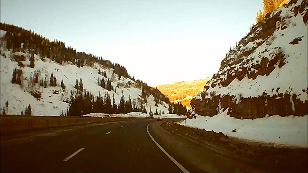 I-70 WB Vail Pass Colorado video - YouTube