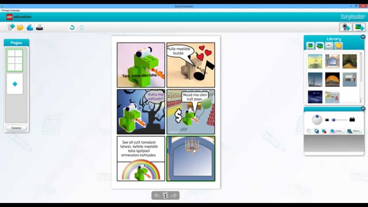 LEGO Story Visualizer tarkvara kasutamise õpetus - YouTube