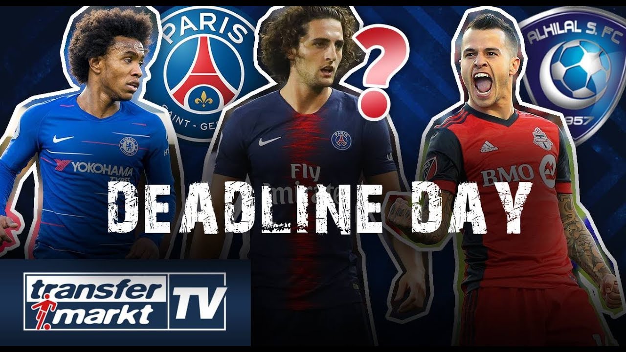 Deadline Day-Ticker #1: PSG will Chelseas Willian – Wo landet Rabiot ...