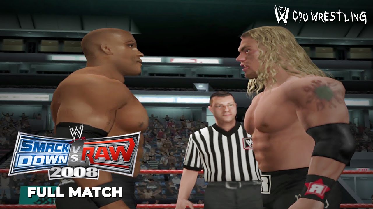 WWE SVR 2008 | Incredible Iron Man Match: Bobby Lashley vs Edge - YouTube