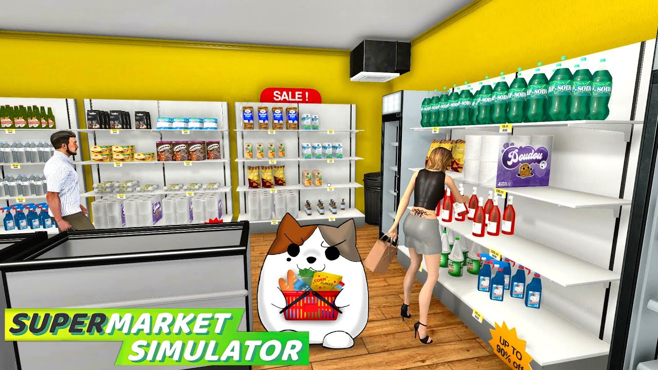 Supermarket Simulator New Demo First look! - YouTube