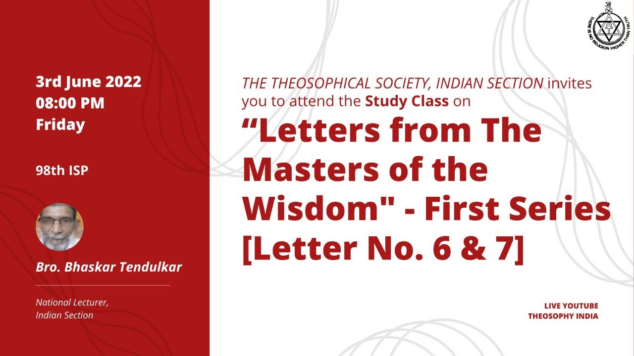 LETTERS from The Masters of the Wisdom- First Series [letter no.6 and 7 ...