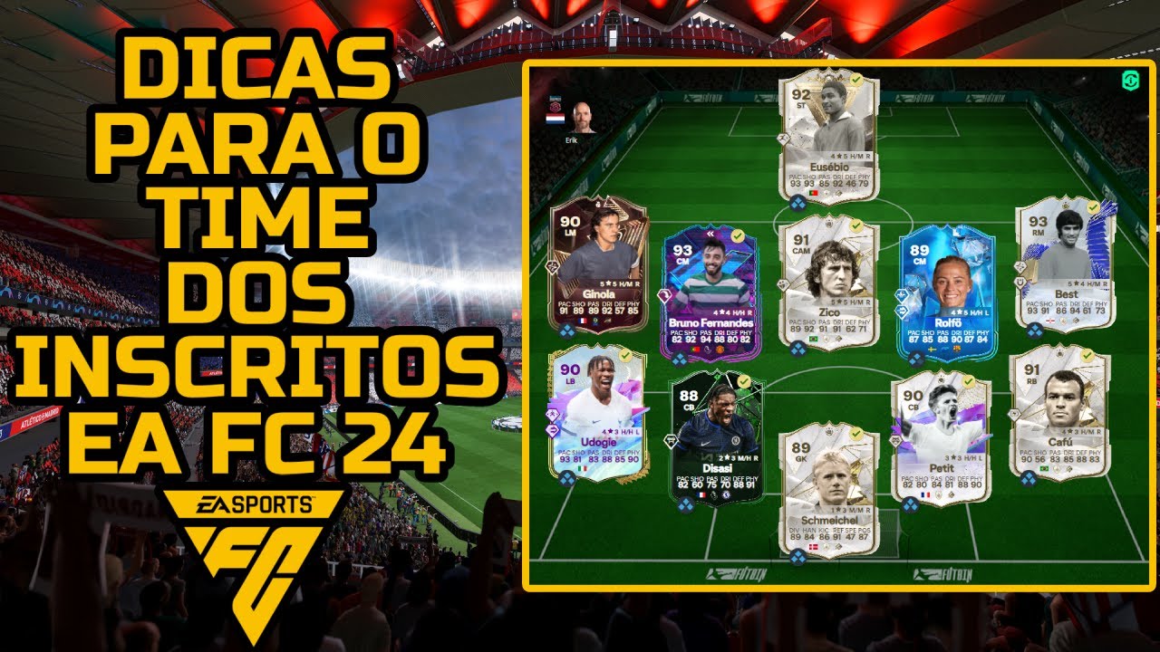 Dando Dicas e Analisando o Time dos Inscritos no EA FC 24 Ultimate Team ...