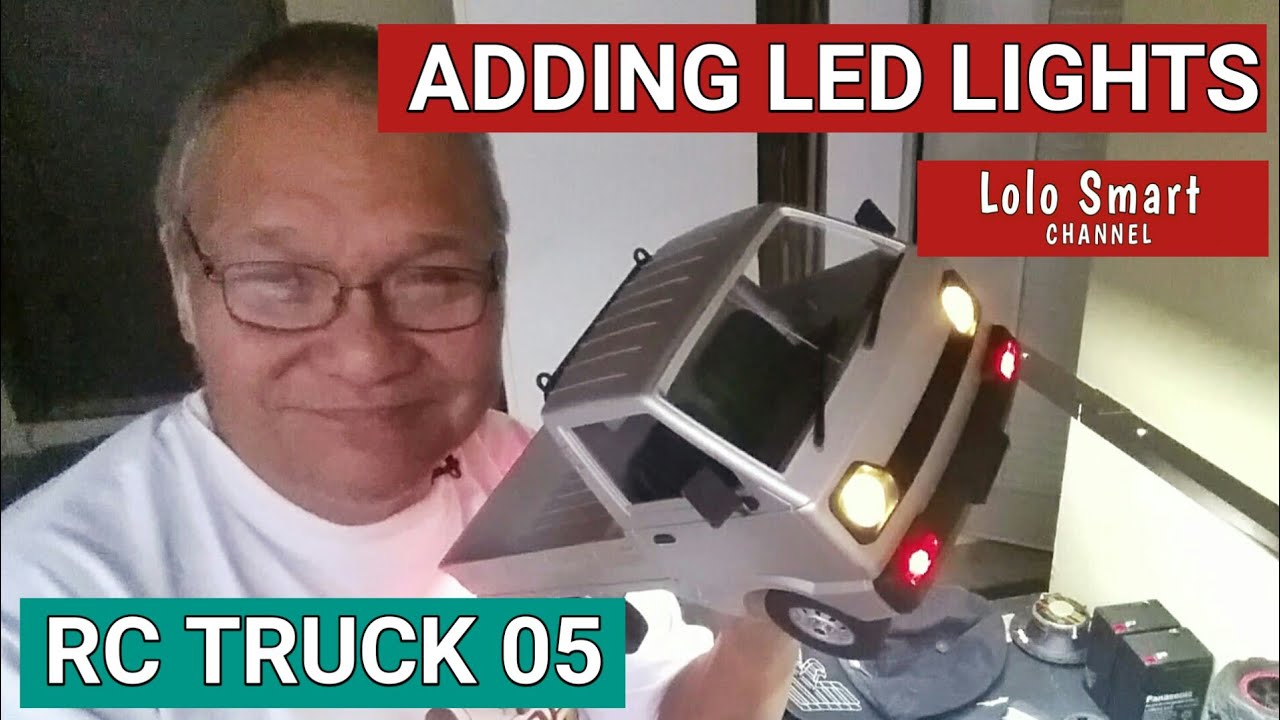 TOY RC TRUCK HOW TO ADD LED LIGHTS FOR TAIL LIGHTS AND BUMPER LIGHTS ...