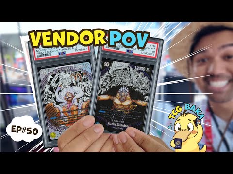 SEQUENTIAL PSA 10 CREW CARDS!! | LACS Dodger Stadium | OPTCG Vendor POV EP 50