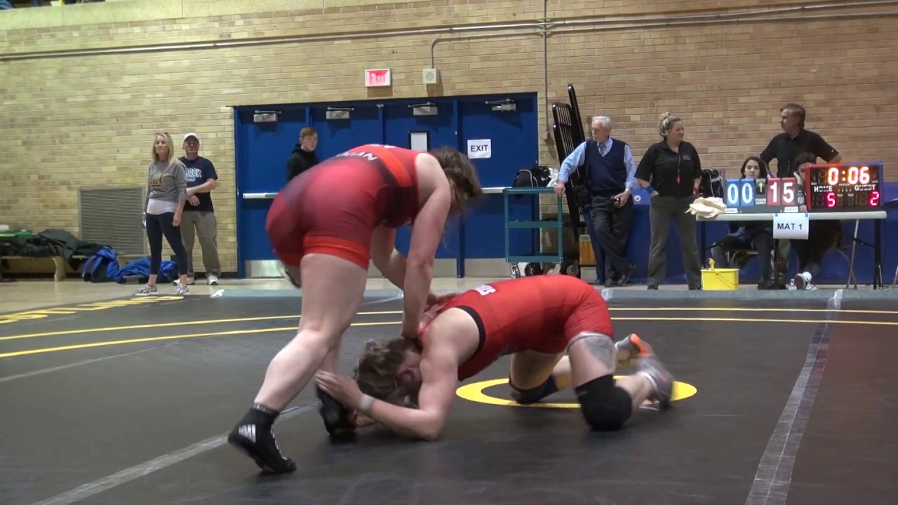 2017 Ryerson Open WW82kg Darrion Sterling (Brock) vs Gracelyn Doogan ...