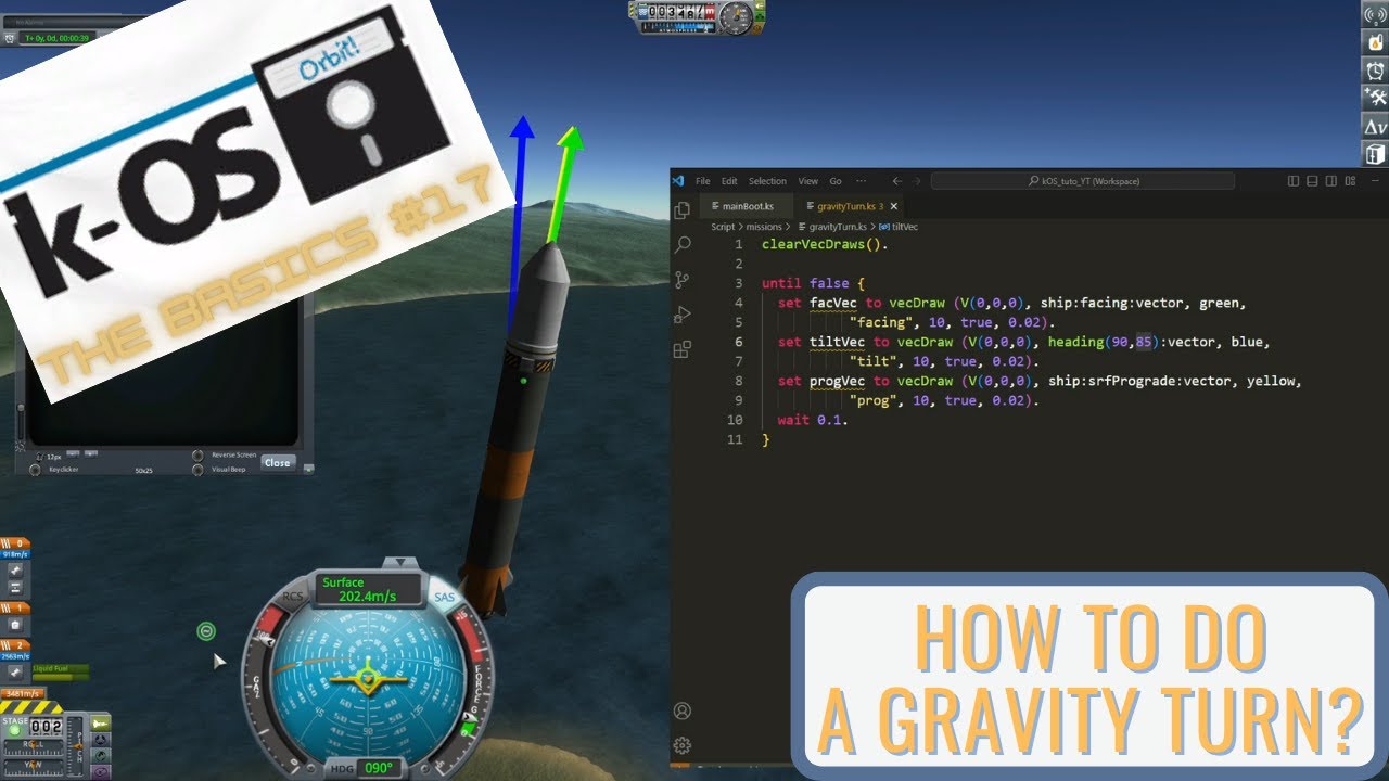 [EN] kOS - The Basics #17 - How to Do a Gravity Turn? - YouTube