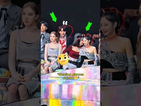 Jhope can't stop looking at Jisoo😍 #bts #kpop #btsmember #kpopedit #jisoo #jhope