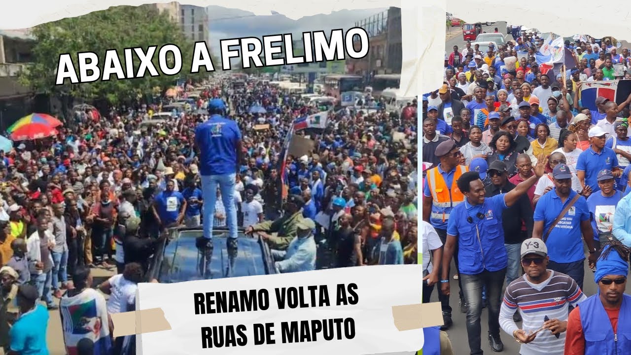 RUAS DE MOÇAMBIQUE VOLTAM A SER PALCOS DE PROTESTOS RENAMO NÃO PÁRA NA ...