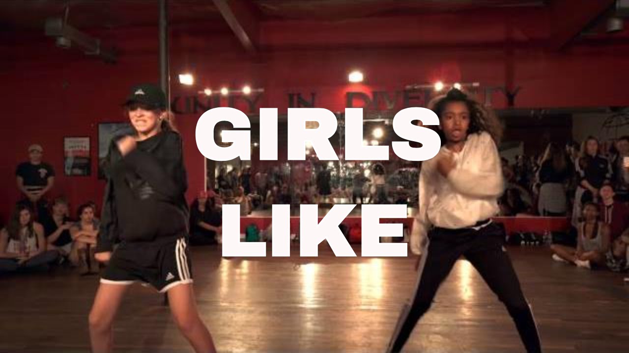 Kyndall Harris & Taylor Hatala dance "Girls Like" - Choreography by ...