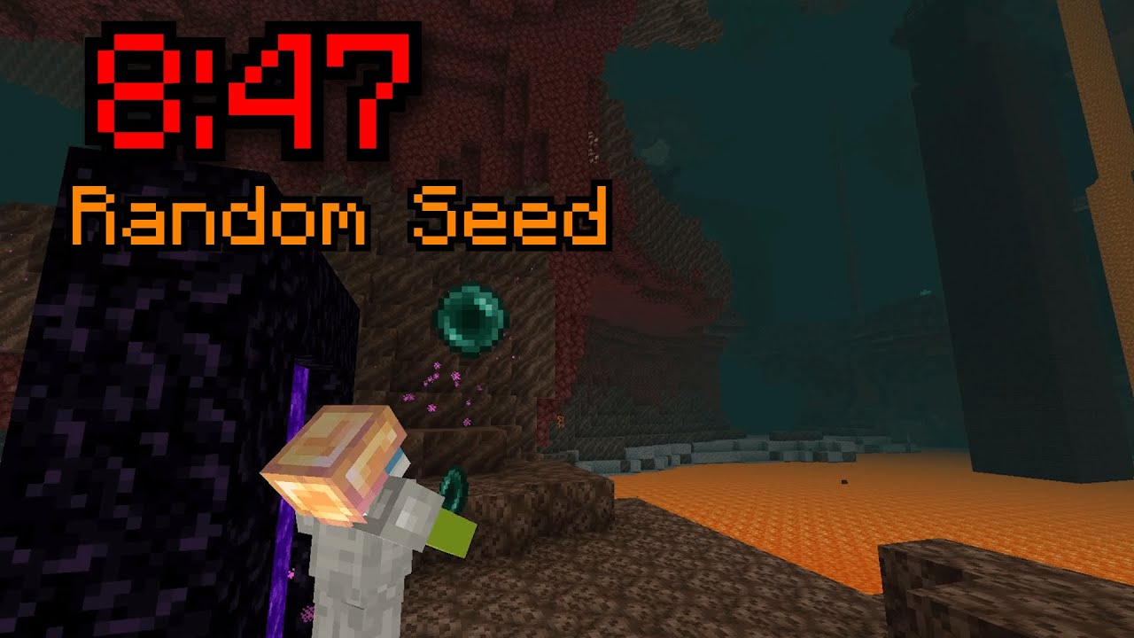 [3rd] Minecraft Random Seed Glitchless in 8:47 - YouTube