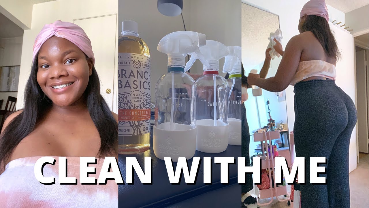 CLEAN WITH ME (Non-Toxic Cleaning Products & Deep Cleaning Routine ...