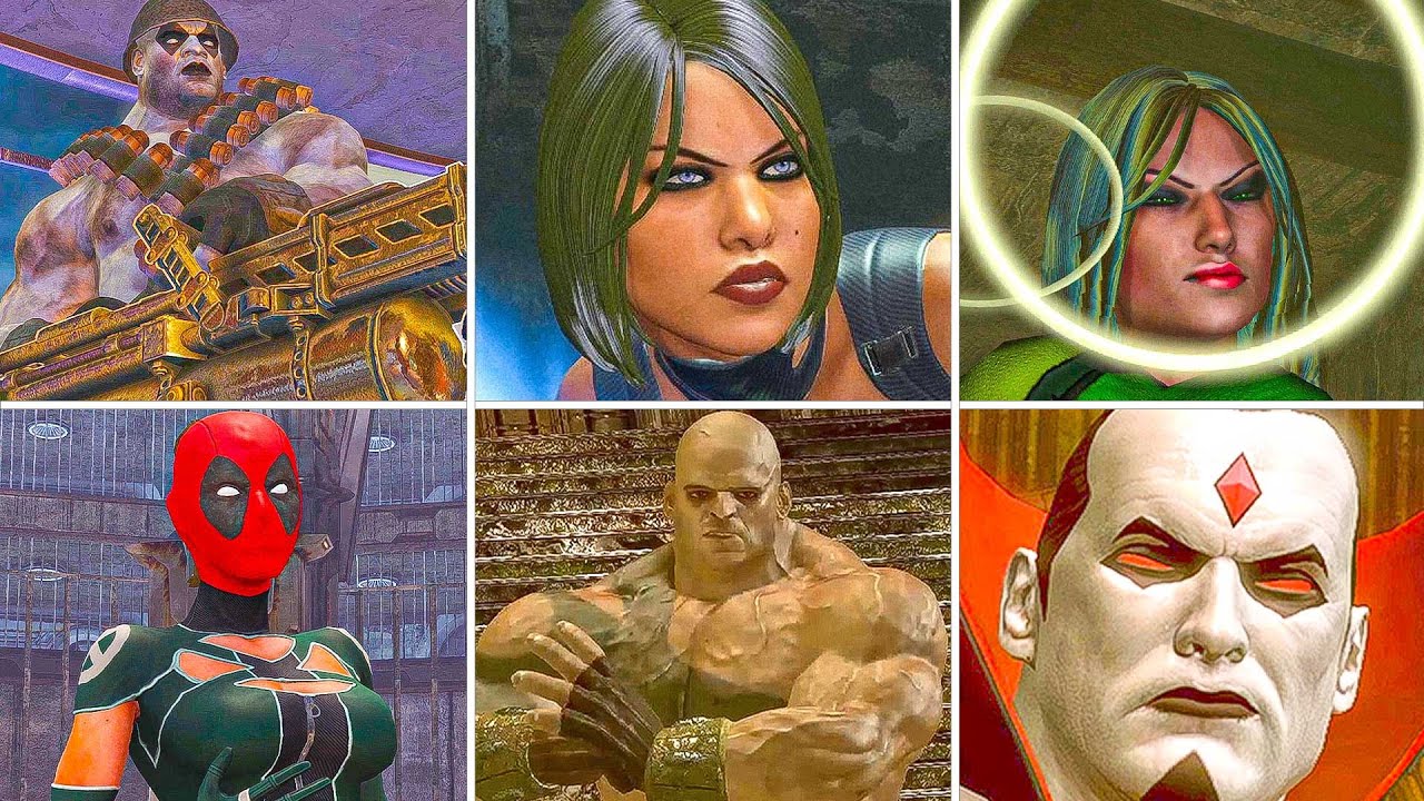 DEADPOOL - ALL BOSS FIGHTS / ALL BOSSES + ENDING (With Cutscenes) [4K ...