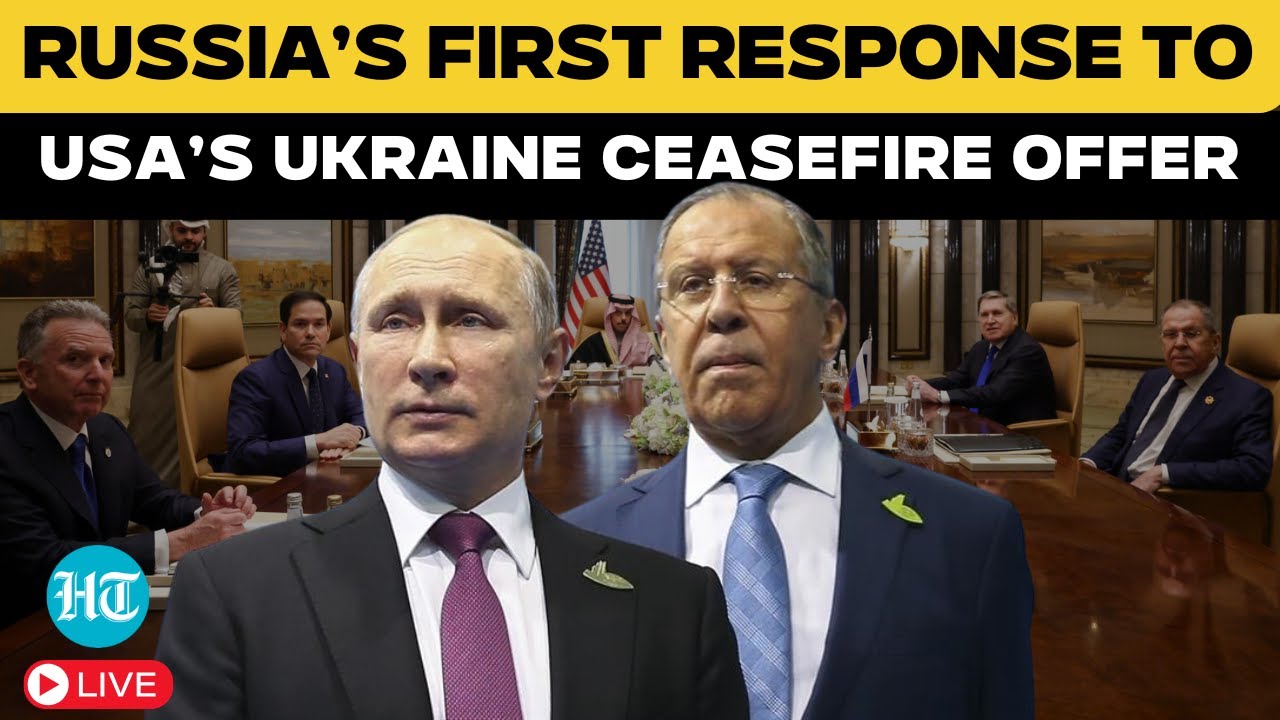 LIVE | Russia's First Reaction To Ukraine Ceasefire Deal As Trump Tries ...