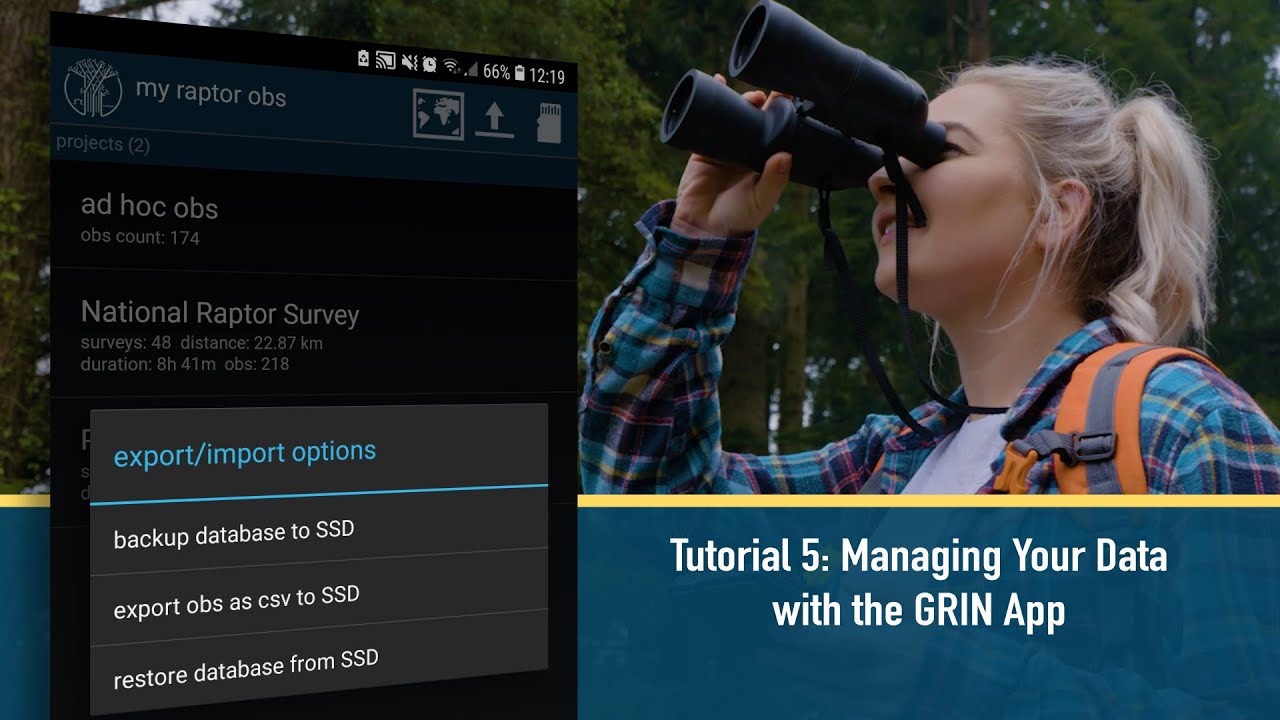 Tutorial 5: Managing Your Data with the GRIN App - YouTube