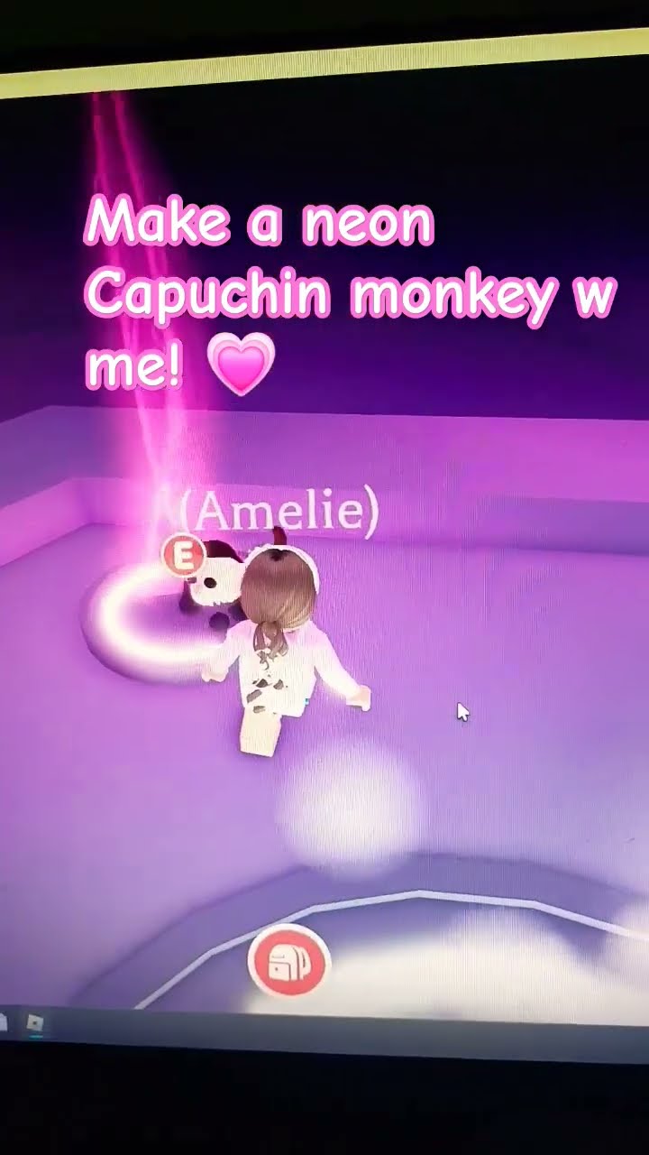make a NEON CAPUCHIN MONKEY w me! 💗 - YouTube