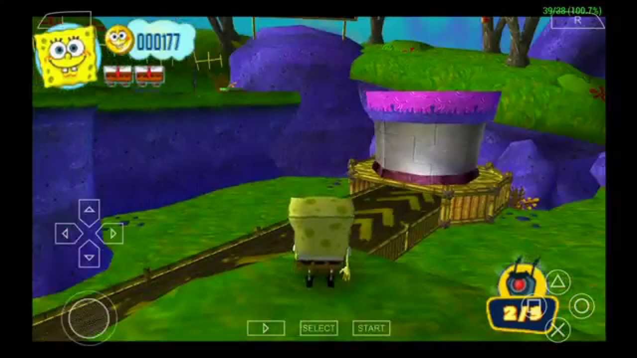 PPSSPP Emulator 0.9.8 for Android | SpongeBob's Truth or Square [720p ...