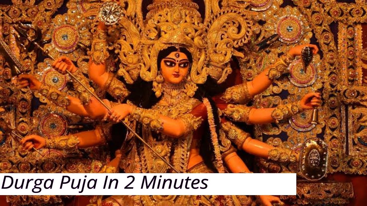 Kolkata Durga Puja In 2 Minutes Cinematic Video || Buddy Foodie - YouTube
