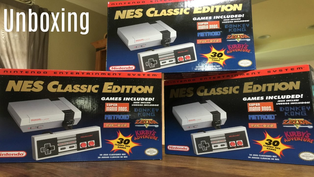 NES Classic Edition Unboxing - YouTube