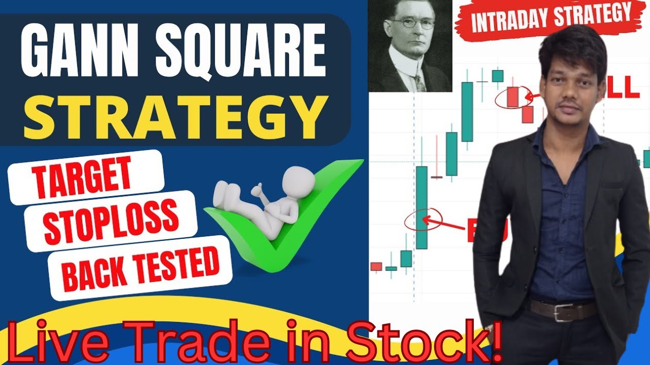 GANN SQUARE OF NINE INTRADAY TRADING STRATEGY FOR BEGINNERS || live ...